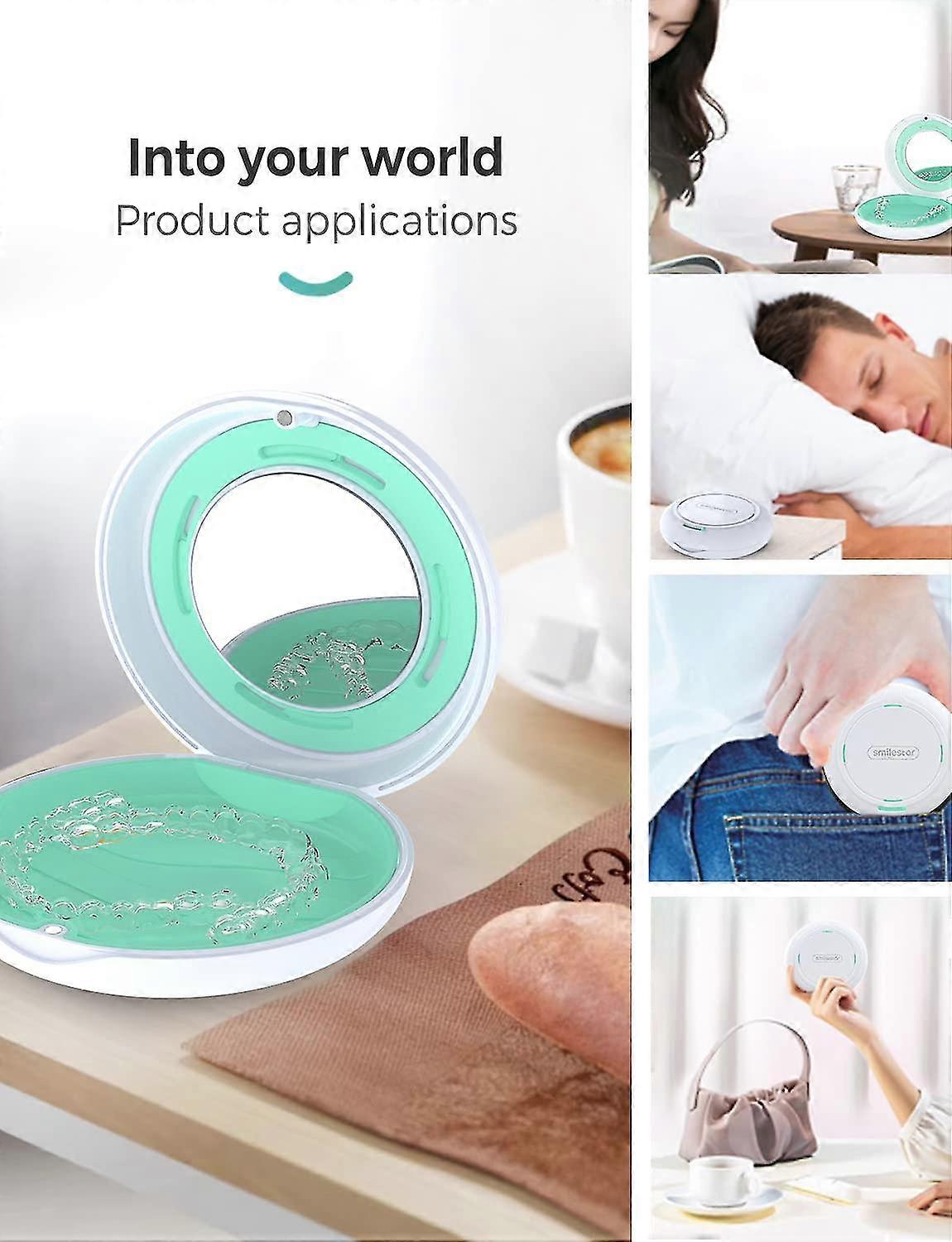 Retainer Case With Vent Holes, Slim Aligner Case With Mirror ...