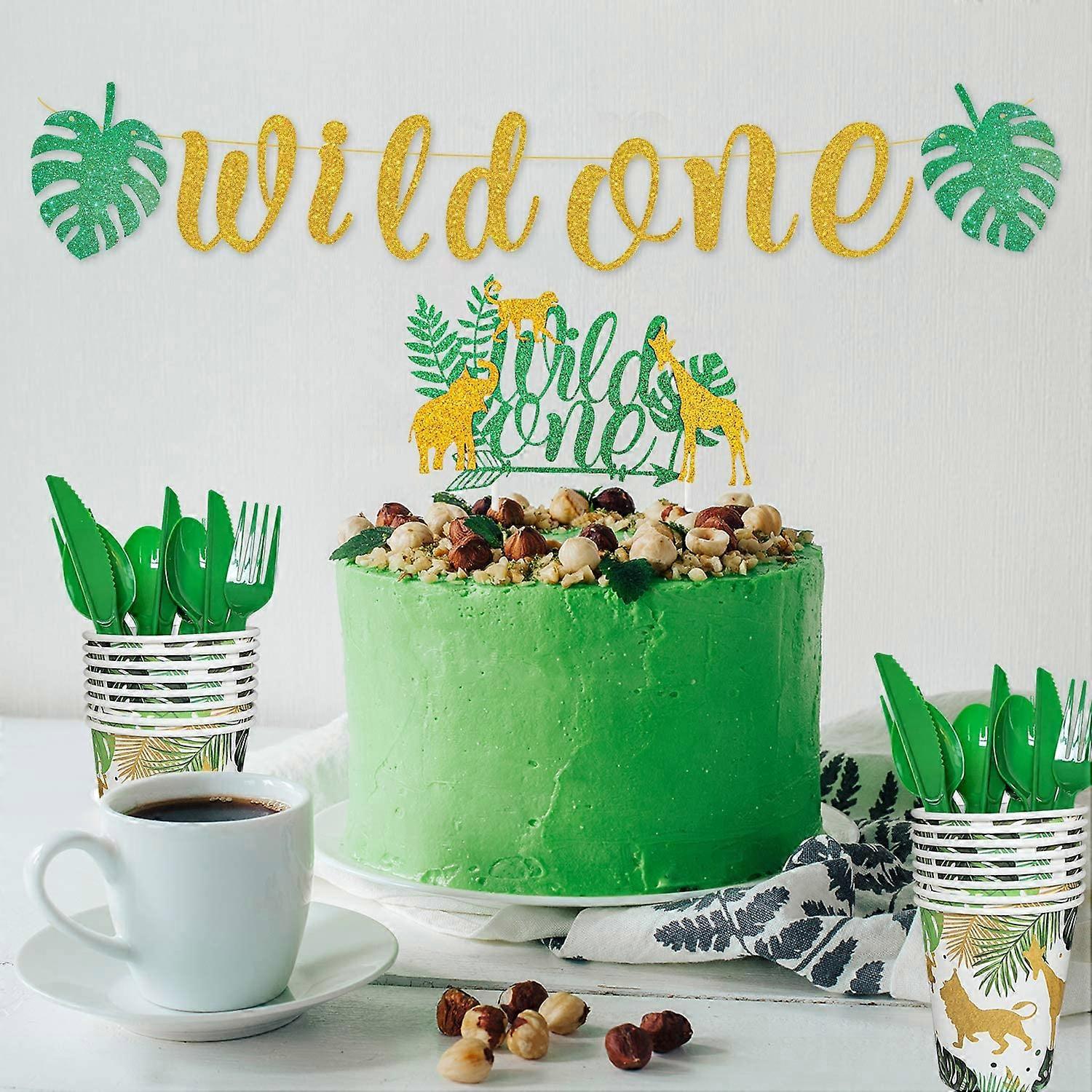 Wild One Birthday Decorations Forest Party Supplies Plates Napkins Cups ...