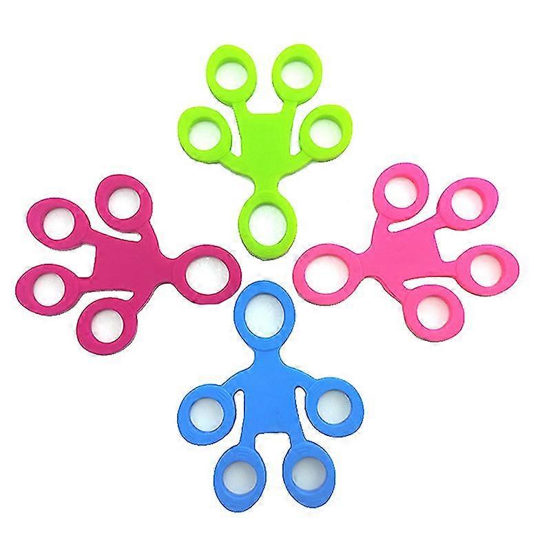 Hand Gripper Silicone Ring Finger Expander Exercise Antistress Fitness ...