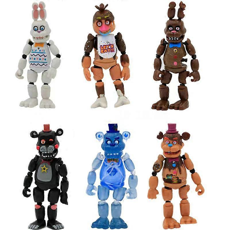 Cartoon Toy Kawaii Action Pvc Anime Figure Fnaf Freddy Fazbear Bear ...