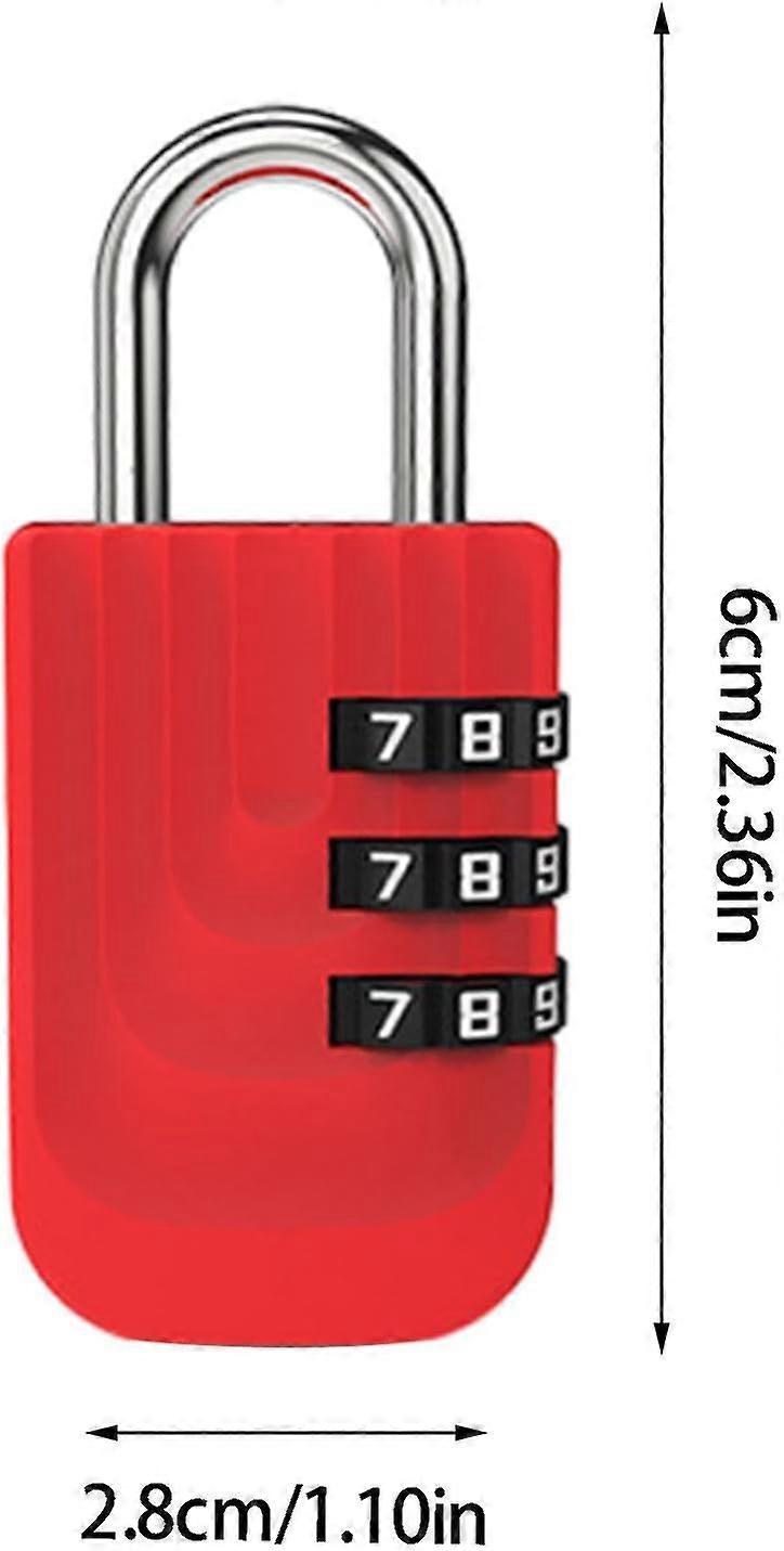 Locks with Code | 90 Degree Rotation Suitcase Locks 3-Digit Combination ...