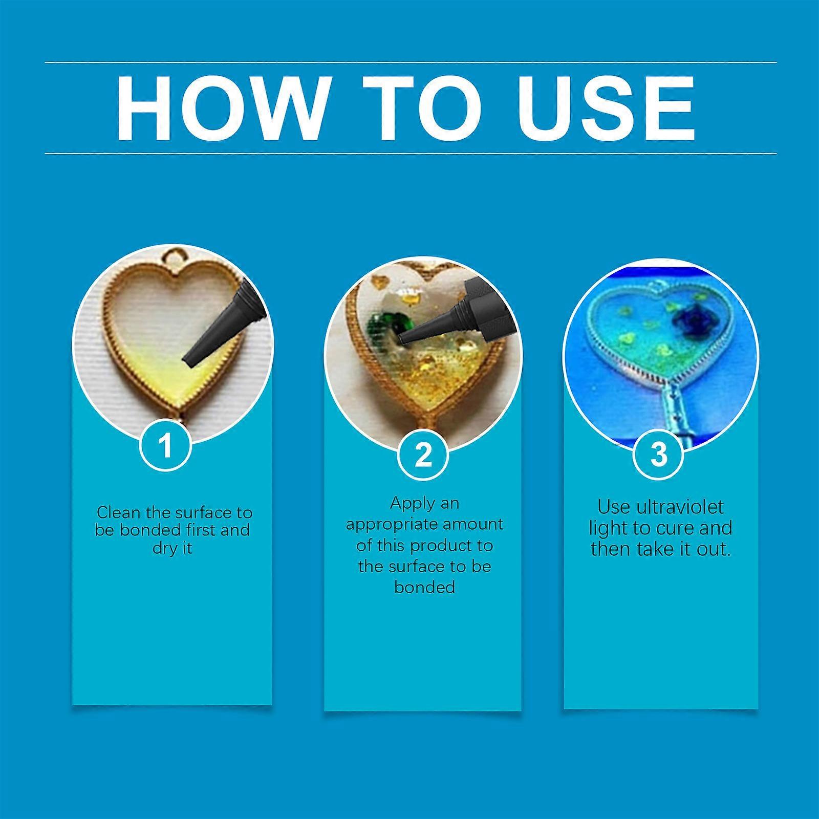 Creative Resin Glue, High Transparent Resin Drop Glue Diy Hand-Made ...