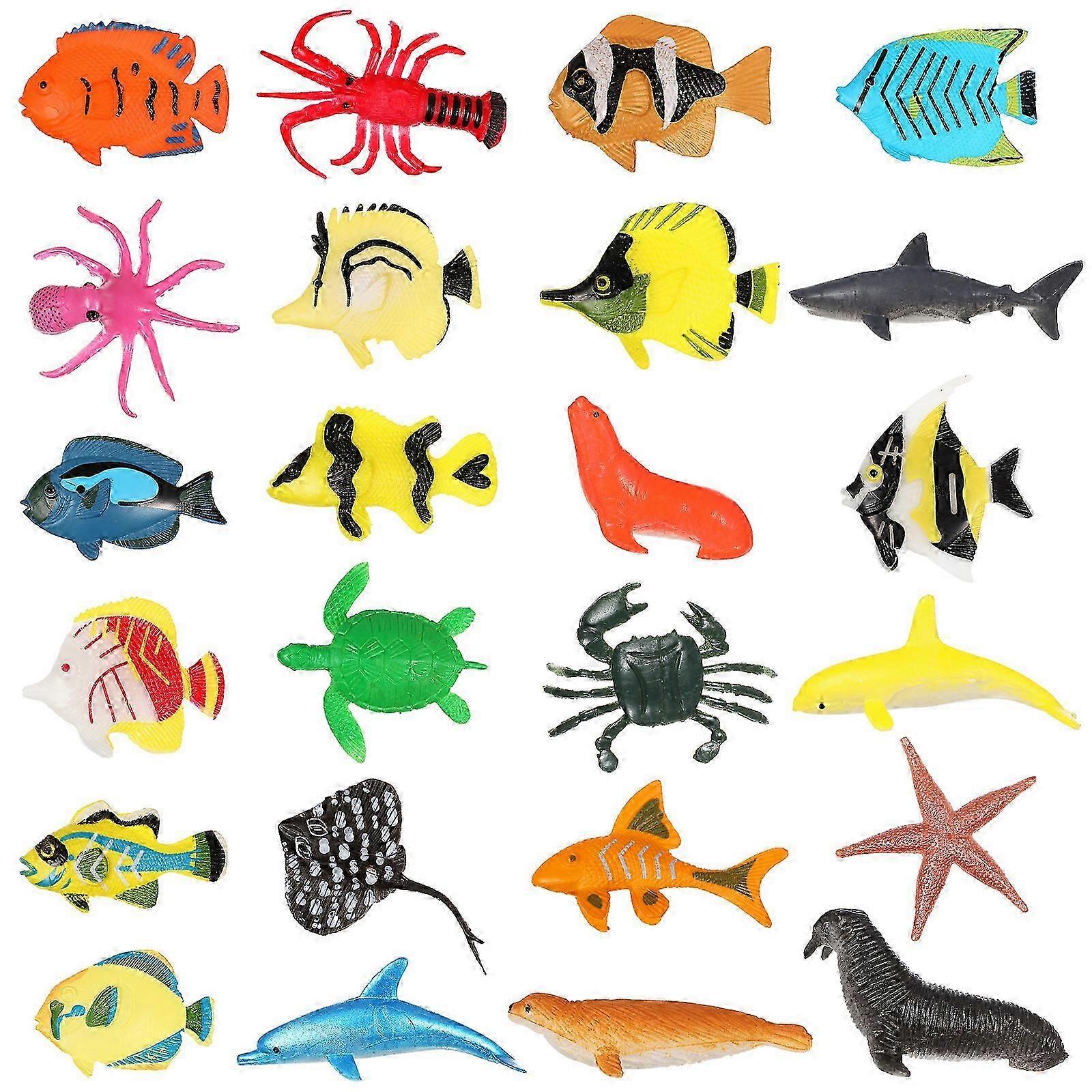 1 Set Tropical Fish Figurines Aquarium Decorations Crab Aquatic ...