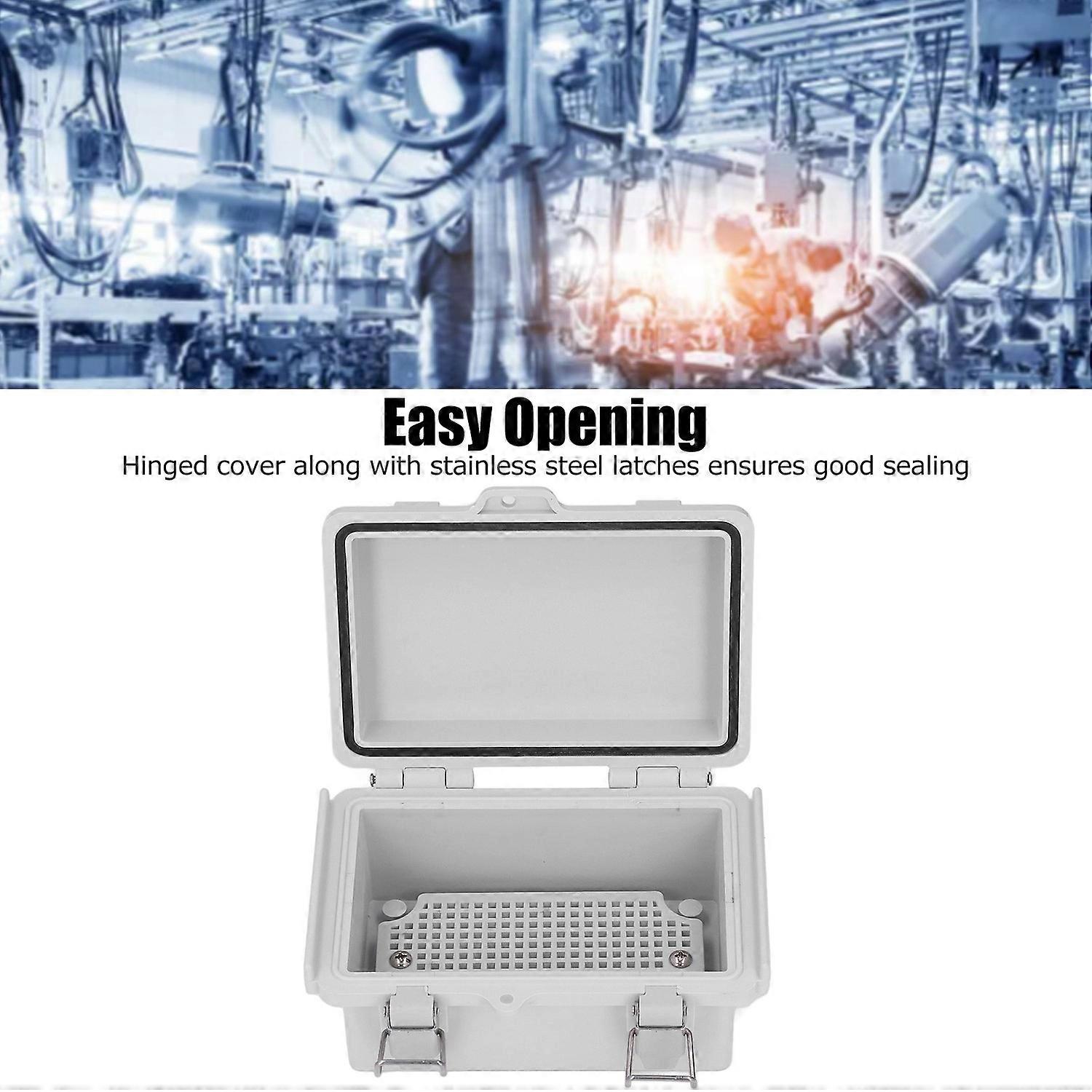 Junction Box ABS Waterproof Power Enclosure Electrical Connection Case ...