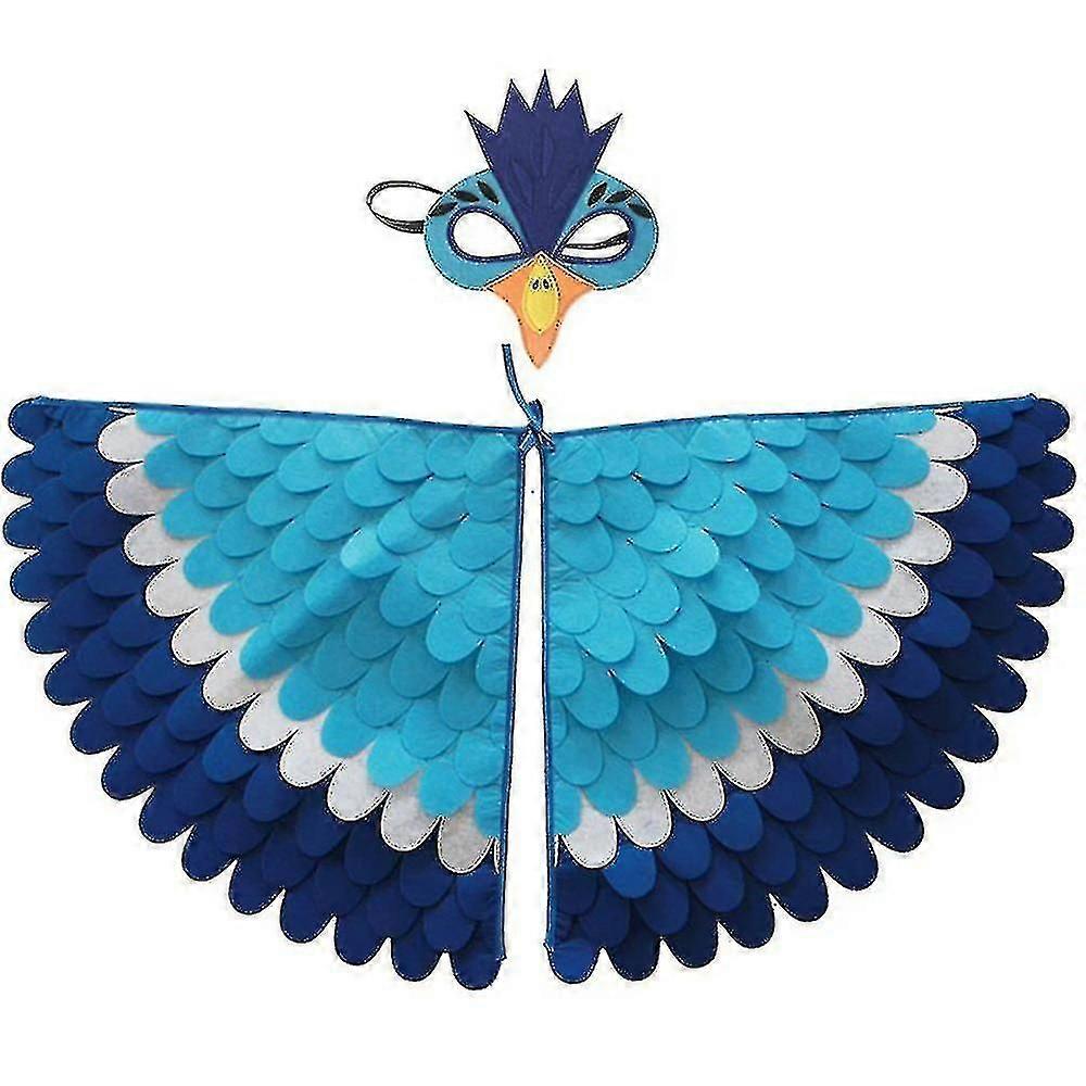 Bird Cosplay Costume Kids Party Animal Outfit Wing + Mask | Fruugo UK