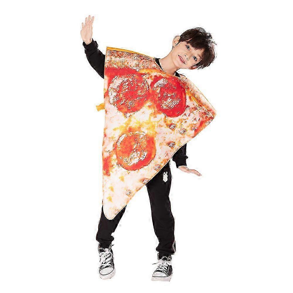 Adults Kids Funny Pizza Costume Halloween Food Cosplay Family Group ...
