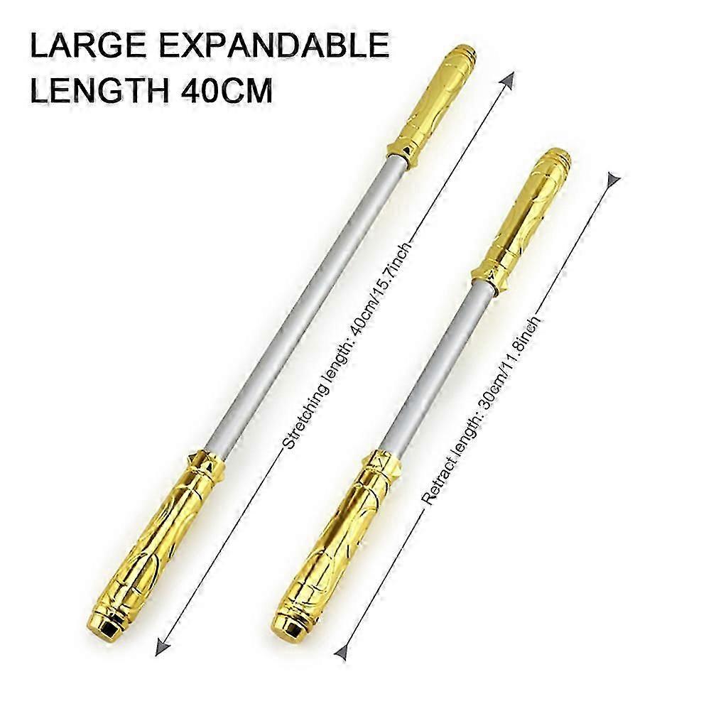 Metal Wushu Sticks Golden Cudgel Wukong Ruyi Jingubang Premium Retro ...
