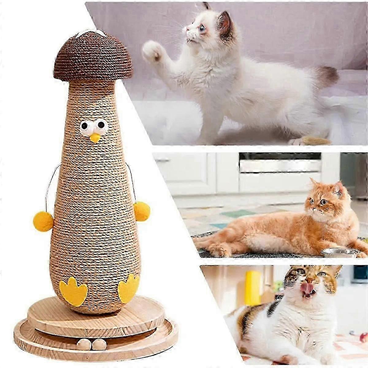Sisal Scratching Post Mushroom Protection Furniture for Cats Itching ...
