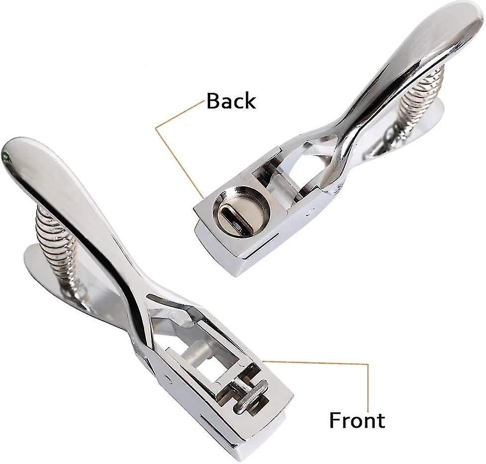 Slot Punch Badge Hole Punch Plier Tool For Pvc Id Card Hand Held (punch ...