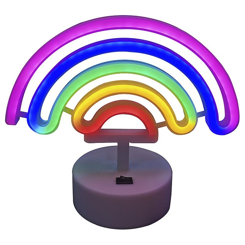 LED Rainbow Light Sign, Neon Night Light, Neon USB/Battery Operated ...