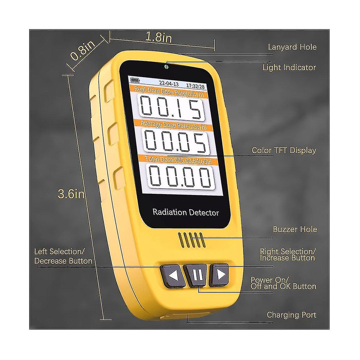 Geiger Counter Nuclear Radiation Detector,personal Dosimeter, Portable ...
