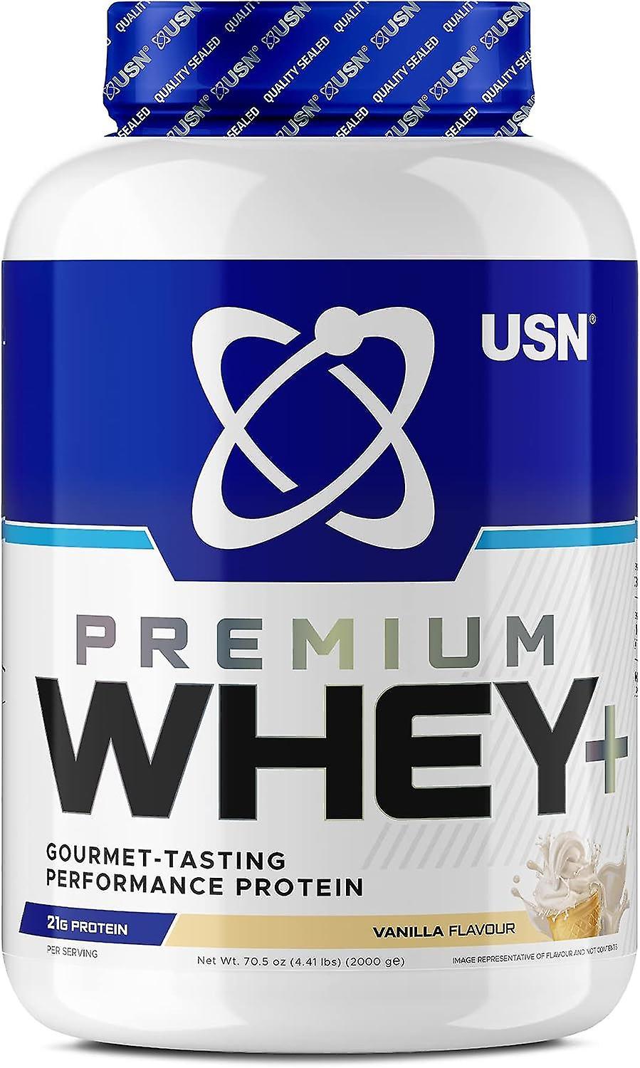 2kg USN Whey Protein Powder Gym Muscle Building & Fast Recovery Shake ...