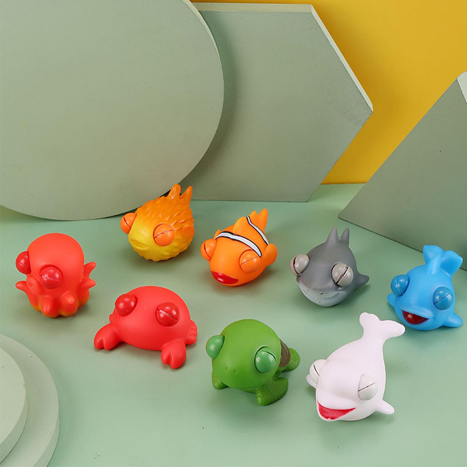 Squeezing Animal Toy Fish Turtle Crab Shark Dolphin Whale PVC Vent Toys ...