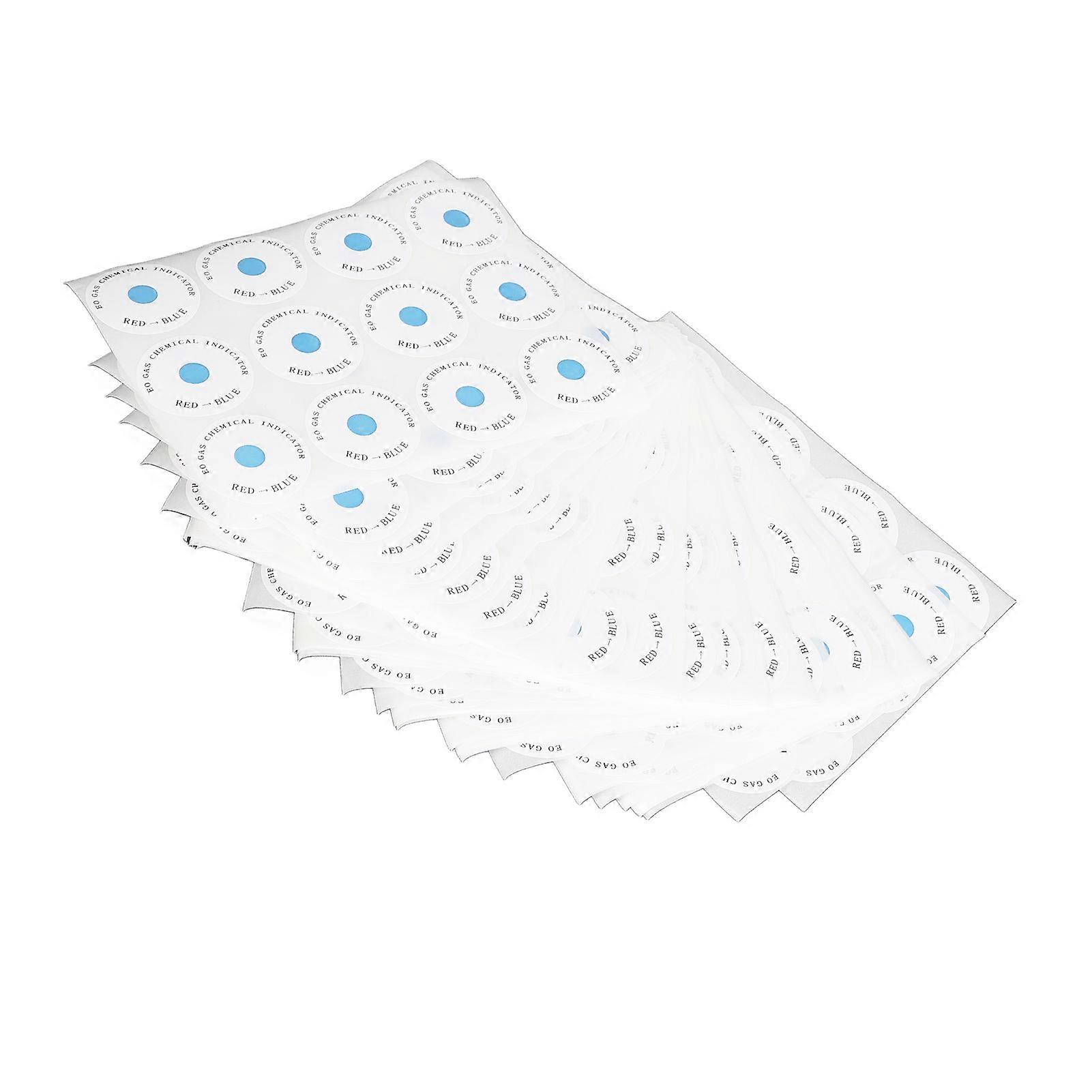 500pcs EO Indicator Stickers Chemical Indicator Card Copper Plate ...