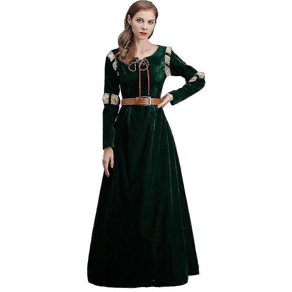 Adults Womens Brave Merida Princess Characters Costume Set Kit Dress ...