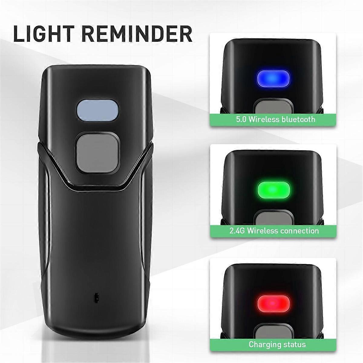 M3 Mini Portable 1D 2D Bluetooth Barcode Scanner 2.4G Wireless QR Code ...