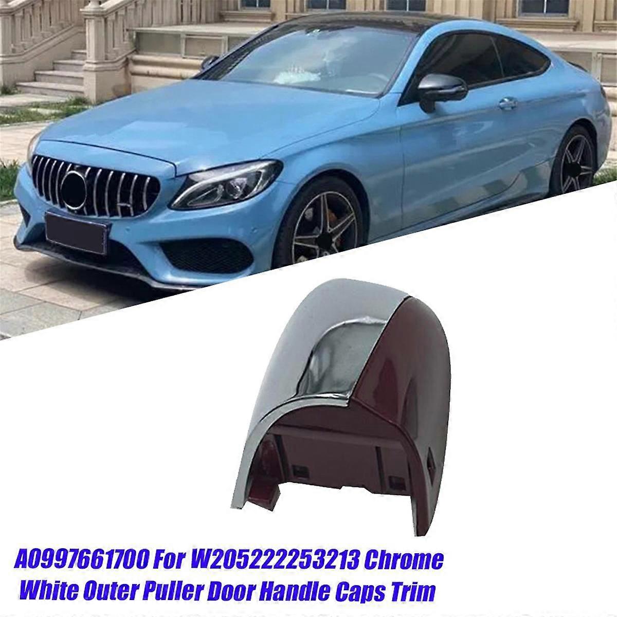 Left Front Door Handle Caps Trim Chrome Cover A0997661700 for Mercedes ...