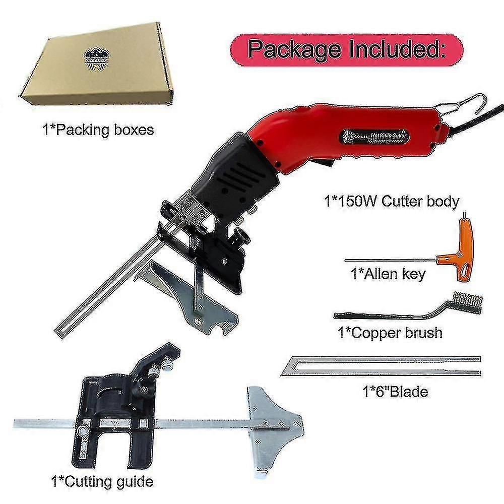 Electric Hot Knife Cutter Eps Foam Cutter Styrofoam Heat Cutting Grooving Machine Portable ...