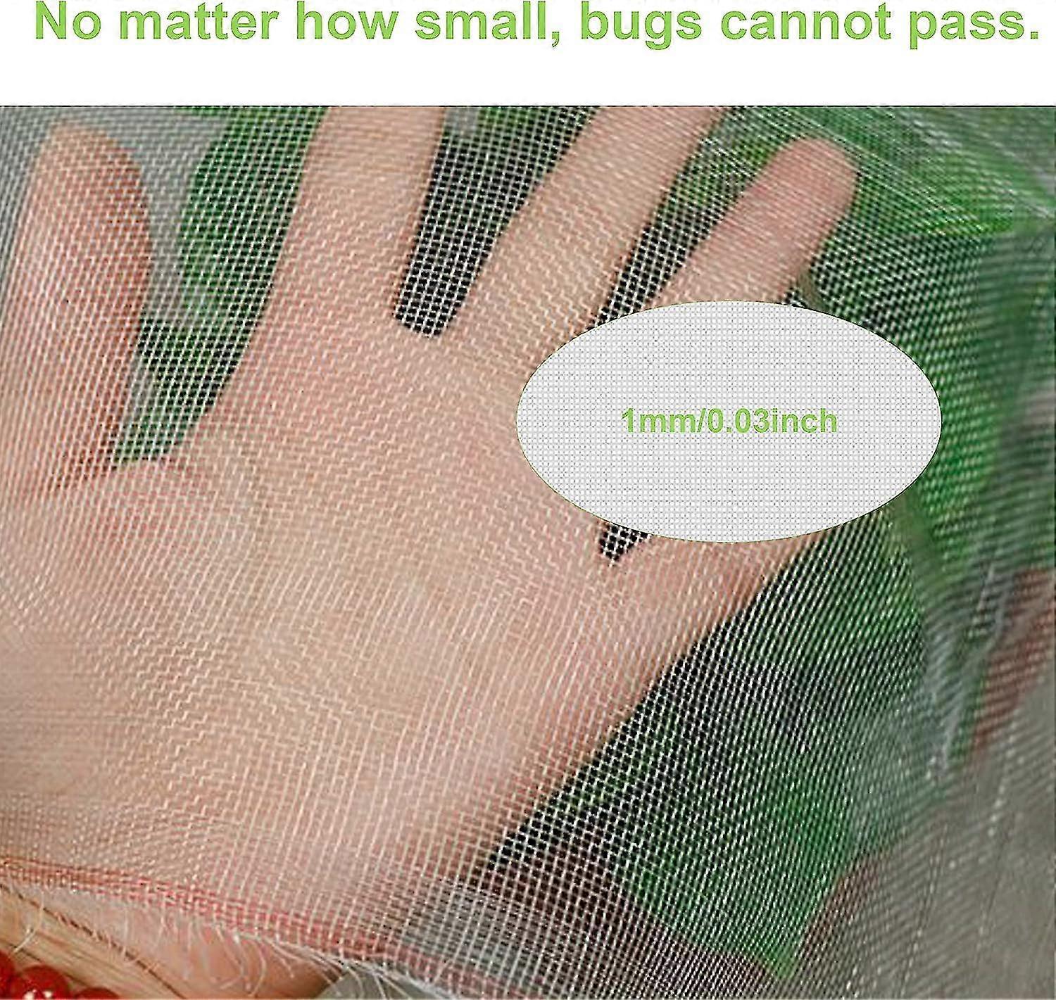 Vegetable Insect Net, Insect Netting,10m X 2.5m Garden Netting ...