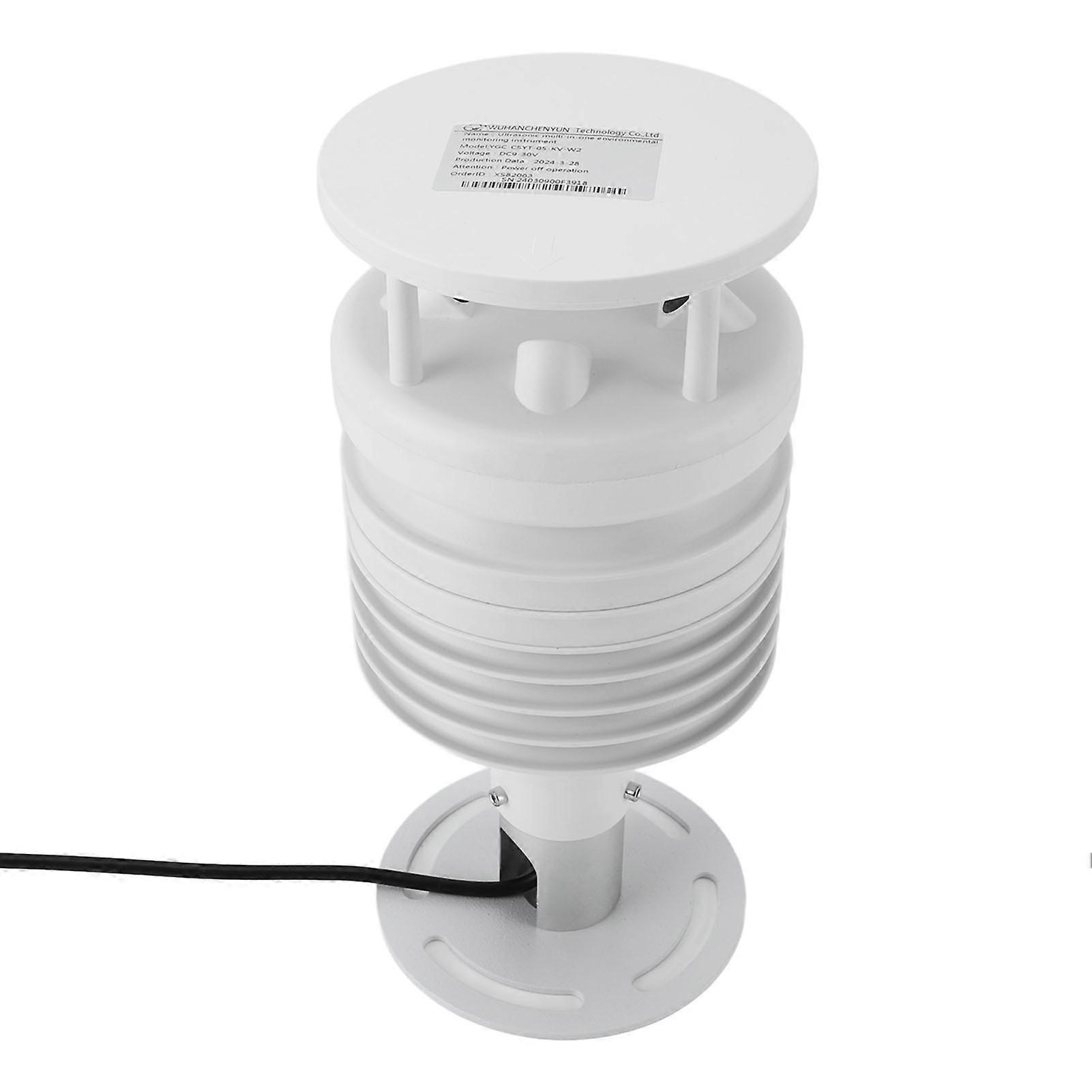 5 in 1 Weather Sensor RS485 Ultrasound Temperature Humidity Wind Speed ...