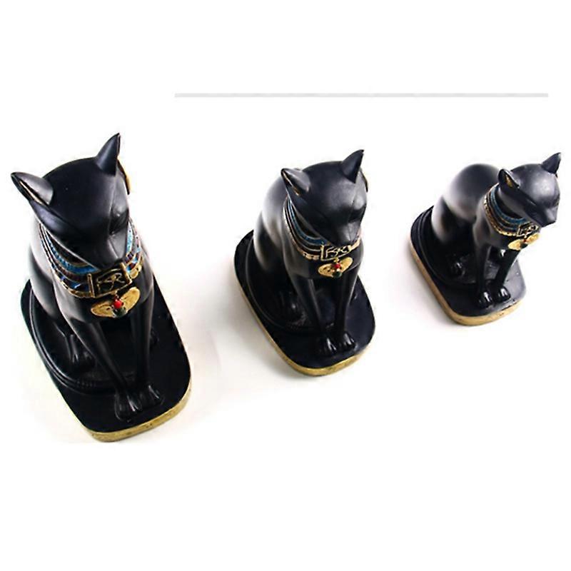 Resin Egyptian Bastet Figurine Anime Egyptian Goddess Statue Sculpture ...