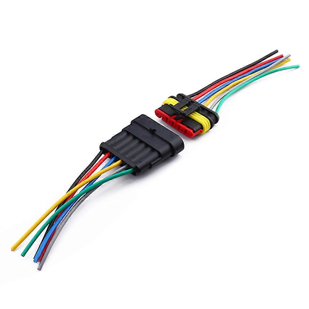 Waterproof 6 Pin Way Car Auto Wire Electrical Connector Plug YEMAA ...