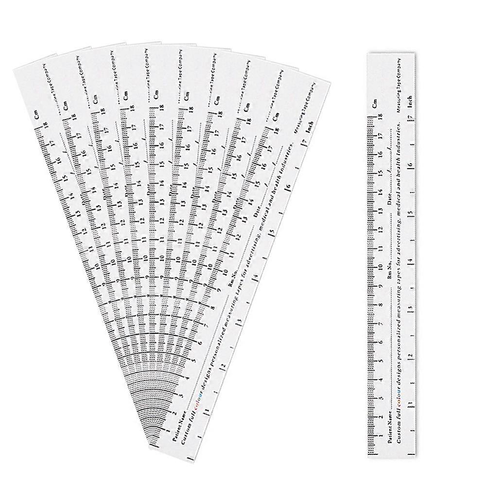 18cm Wound Ruler - Disposable Medical Measuring Tape - Pack of 50 ...