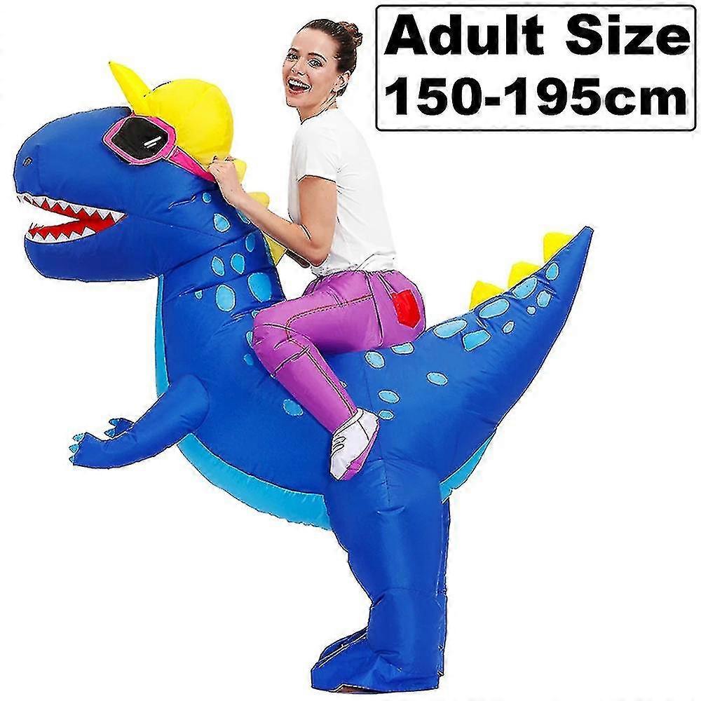 New T-Rex Dinosaur Cosplay Inflatable Costumes Suits Mascot Funny Party ...