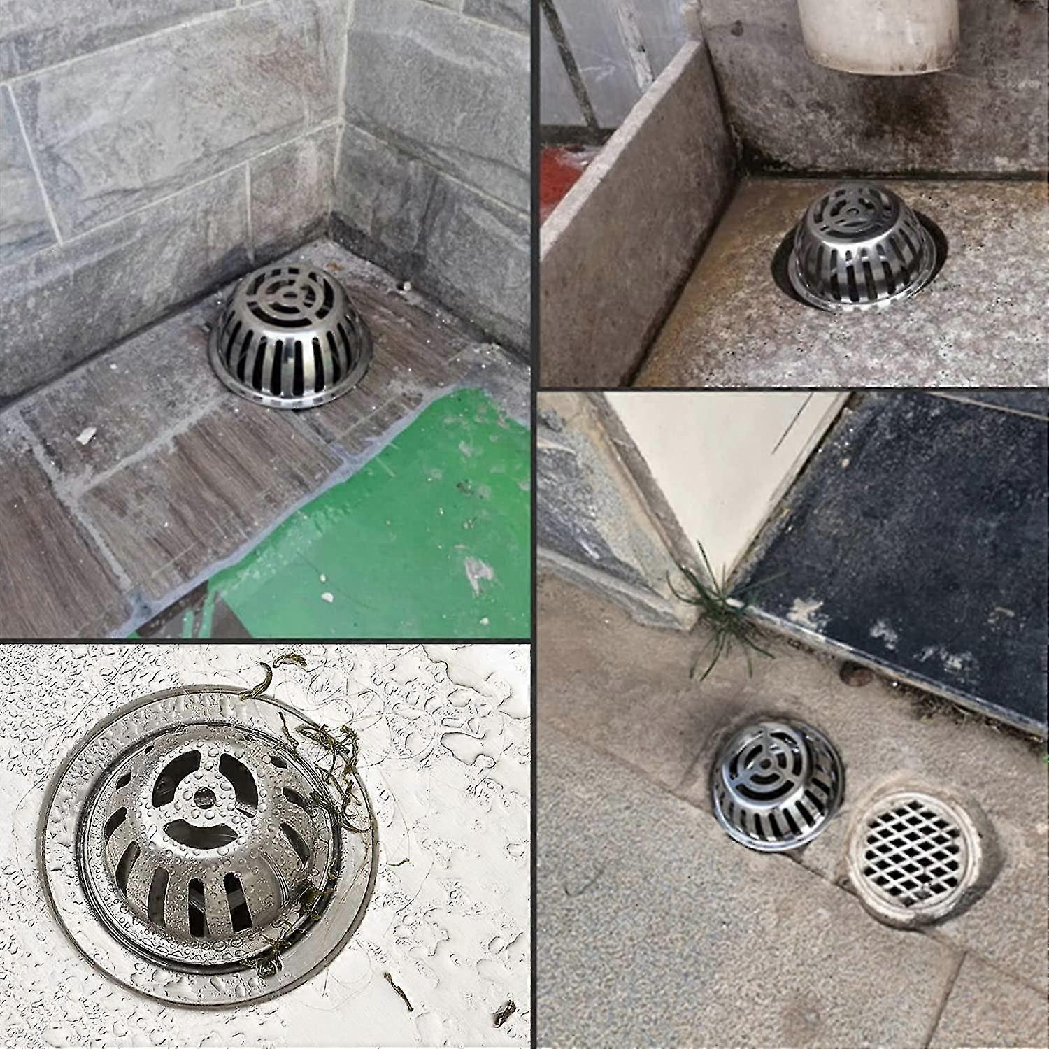 Stainless Steel Balcony Rooftop Circular Floor Drain Large Displacement ...