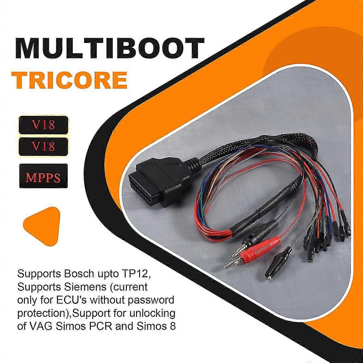 MPPS V18 MAIN + TRICORE + MULTIBOOT med Breakout Tricore Cable Auto ...
