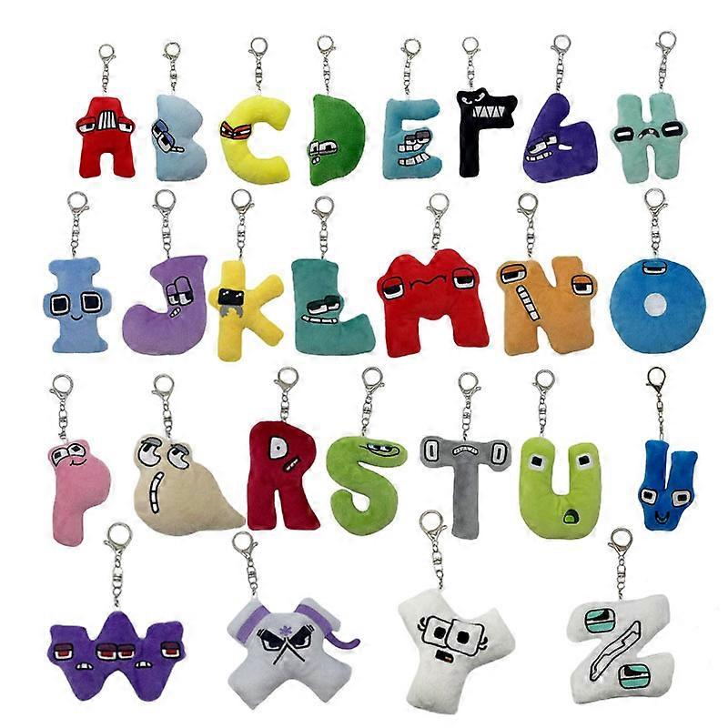 26Pcs Alphabet Lore Plush Toy Alphabet Lore Stuffed Educational Letter Toys A-Z Cartoon Doll ...