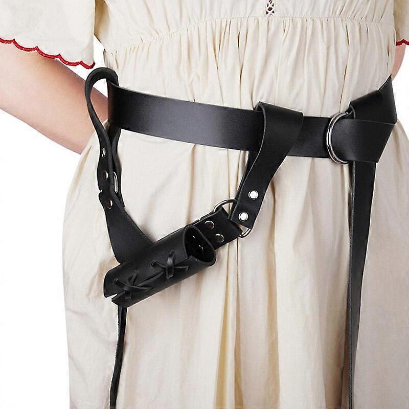 Leather Belt Sword Katana Sheath Holster Medieval Men Larp Weapon Armor ...