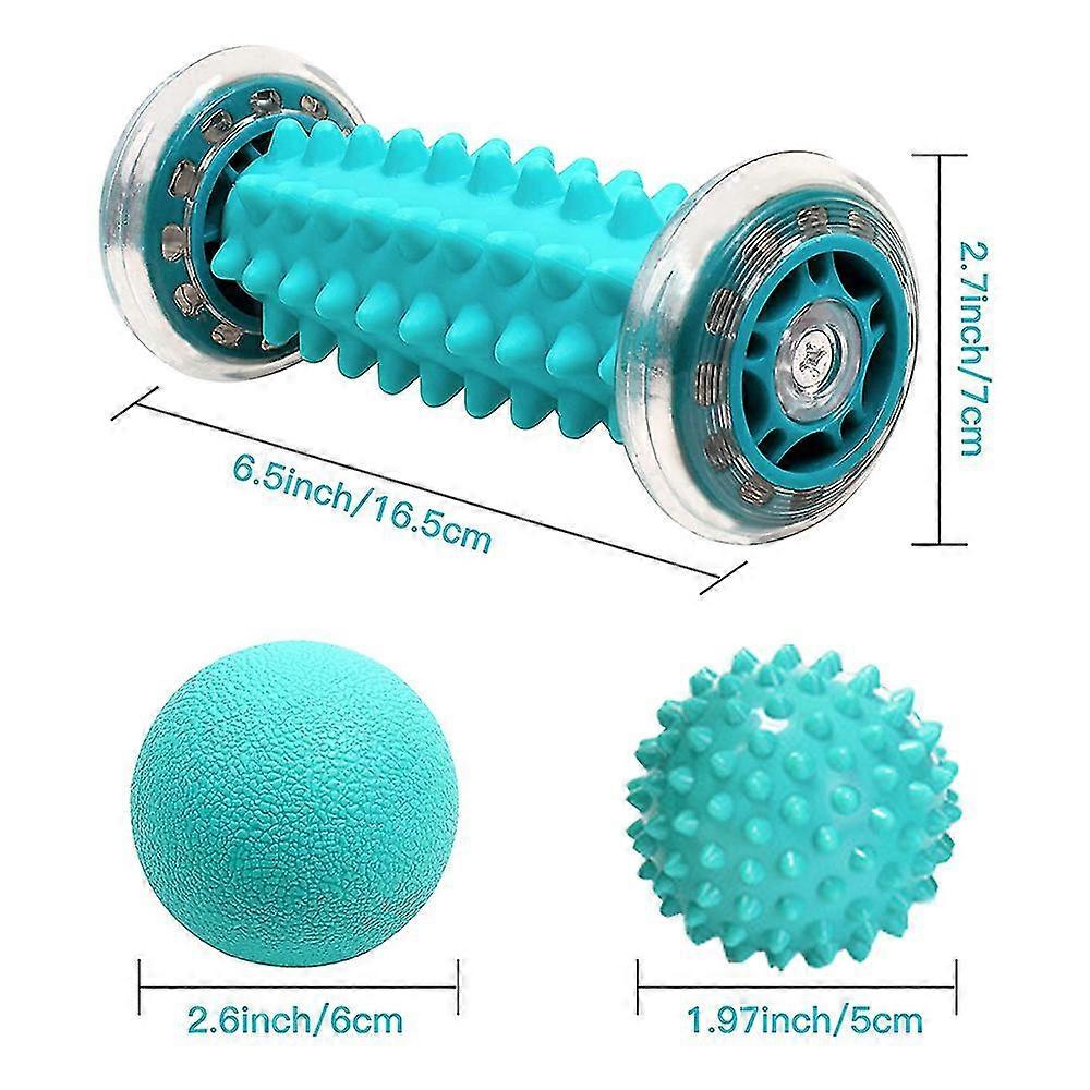 Foot Massage Roller And Spiky Massage Ball Set,3pcs | Fruugo UK