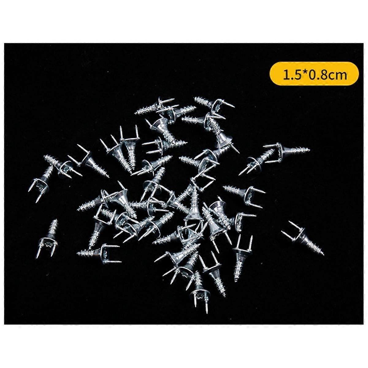 50PCS Seamless Nails Double-Headed Screw Solid Wood Baseboard Seamless ...