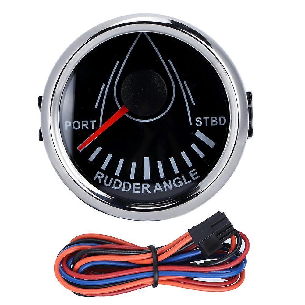 52mm Universal Boat Rudder Angle Indicator 0-190ohm Signal with Rudder ...