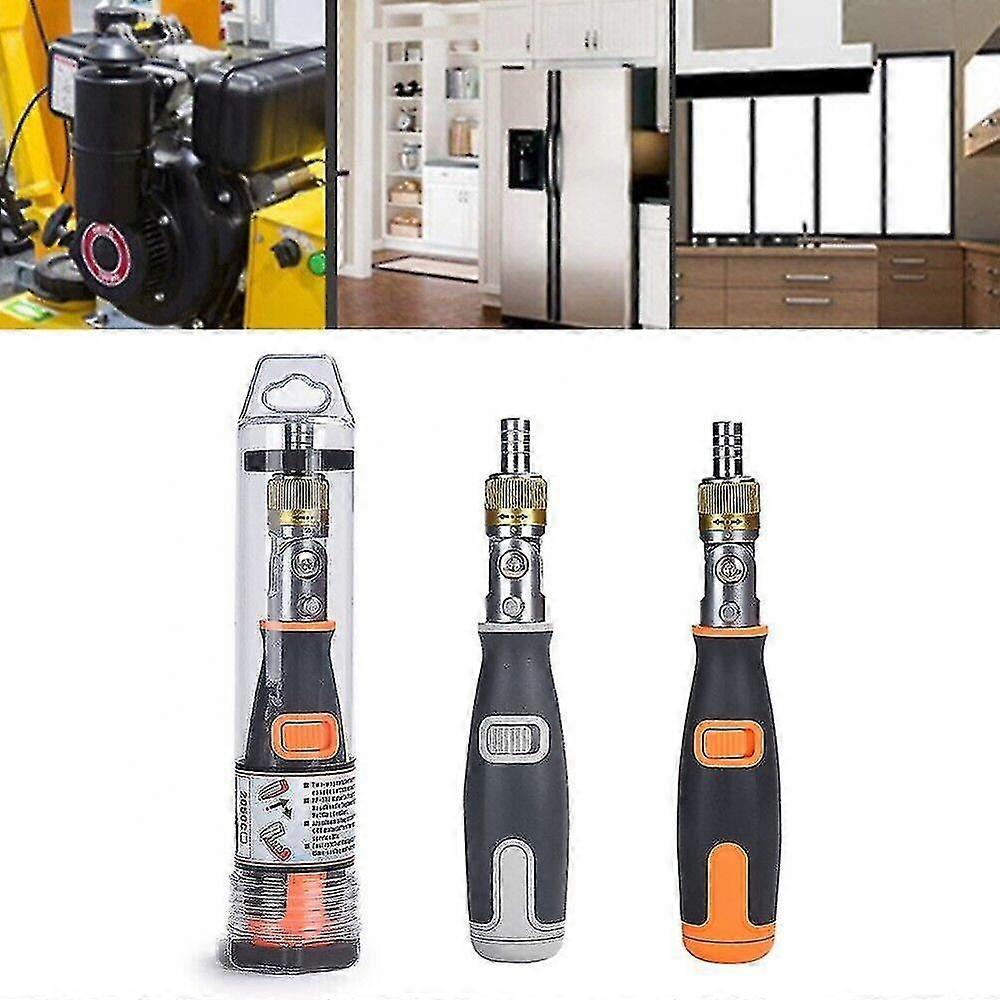 10-in-1 Screwdriver Multi-functional Multi-angle Household Ratchet ...