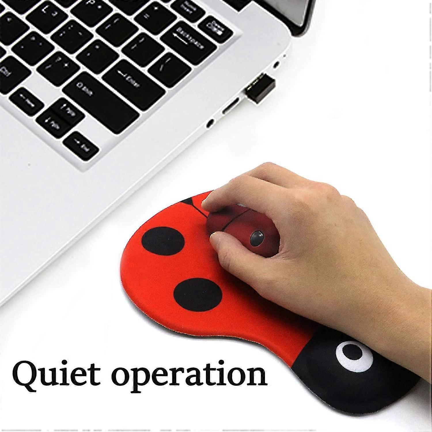 Wireless Mouse With Mouse Pad Cute Animal Wireless Mouse, Portable ...
