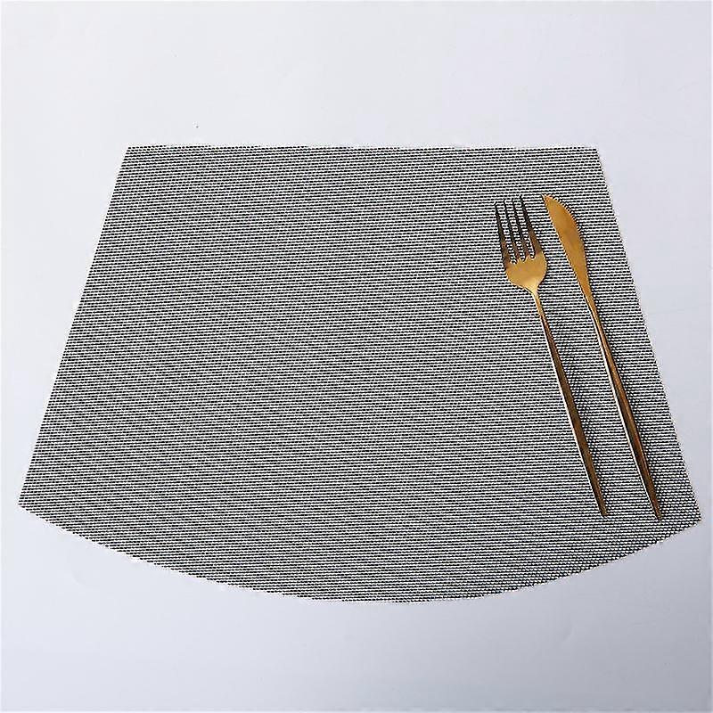Round Table Placemats Set Of 7 Wedge Placemat With Centerpiece Round ...