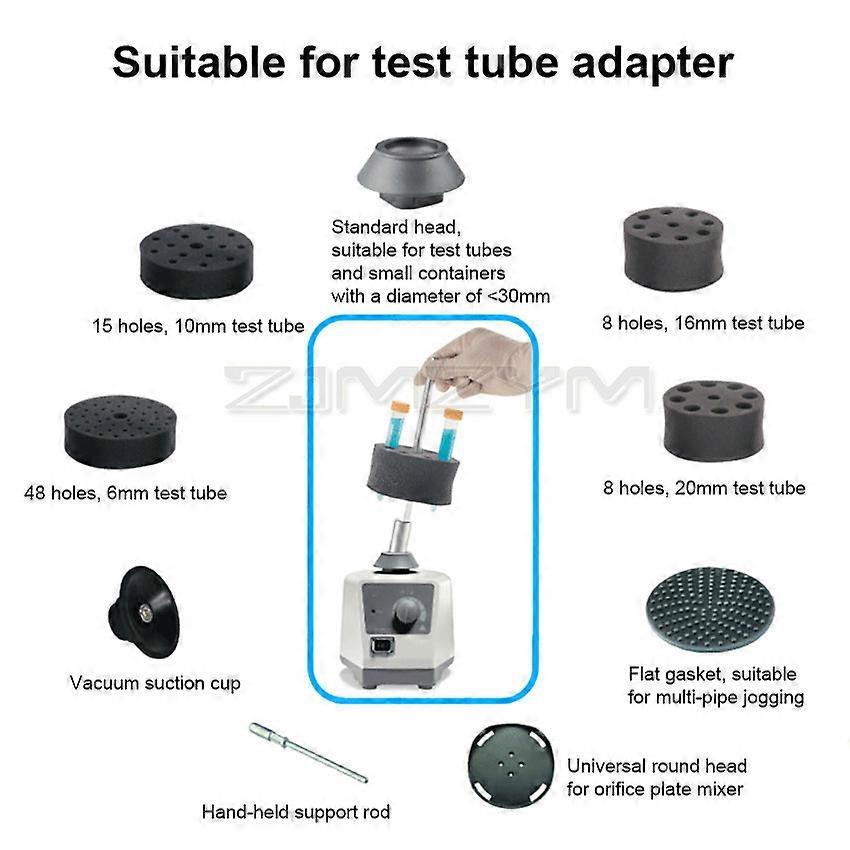 Mx-s/djustable Speed 2500rpm Mini Liquid Vortex Mixer Portable ...