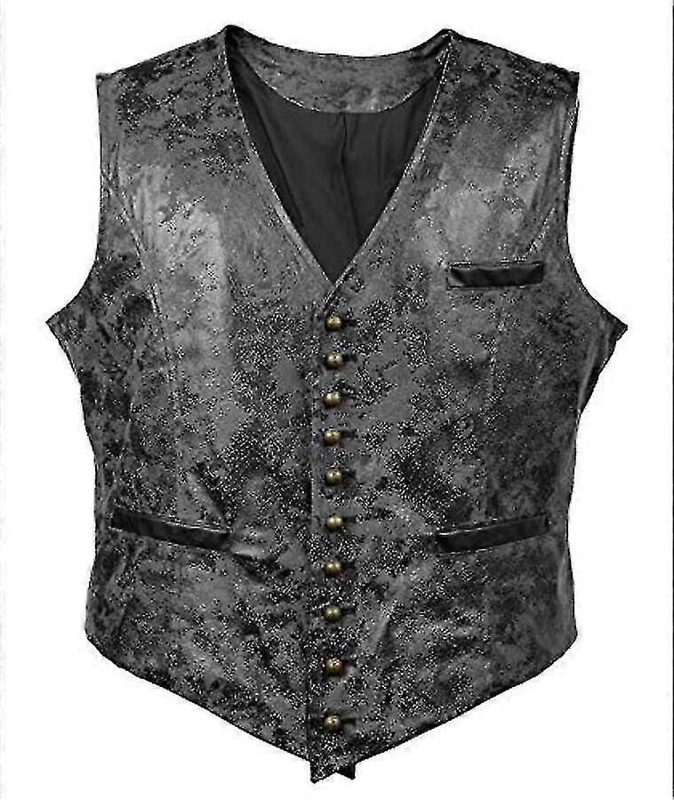 Men's Buffalo Hide Leather Vest With Holster | Fruugo UK