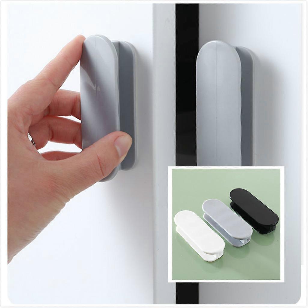 Gray 4pcs Self-adhesive Window Handle, Self-adhesive Sliding Door ...