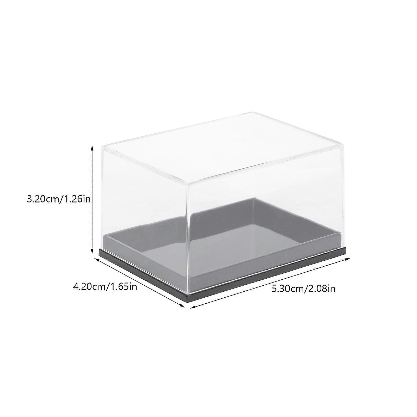 6 Pcs Toy Display Case Clear Display Box Countertop Box Display Cube ...