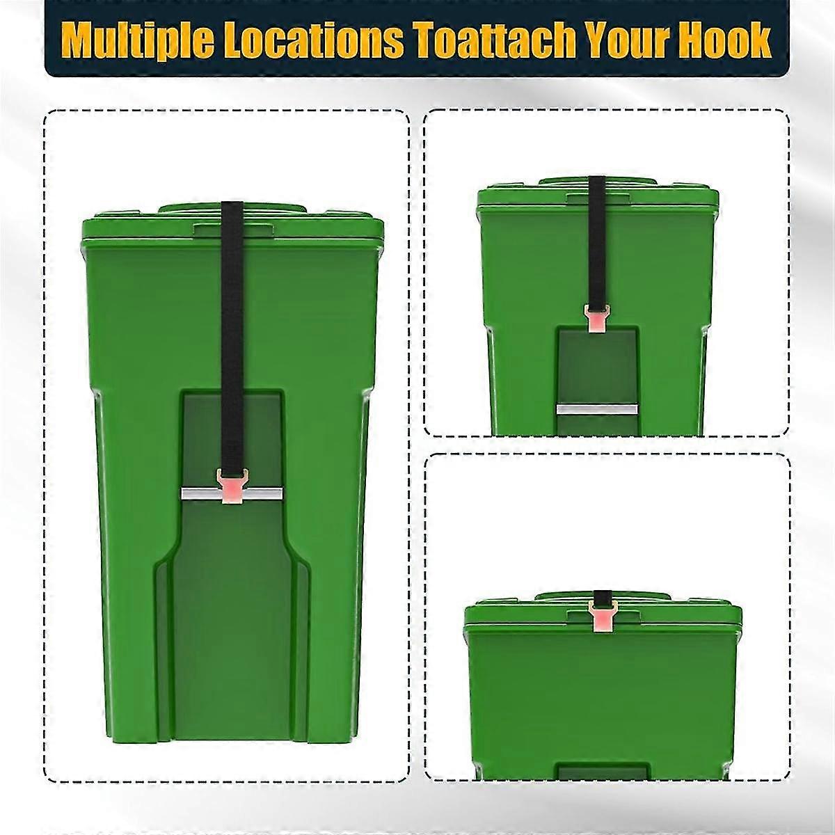 Trash Can Lock,garbage Can Lock For Animal Fits 30-50 Gallon Bin ...