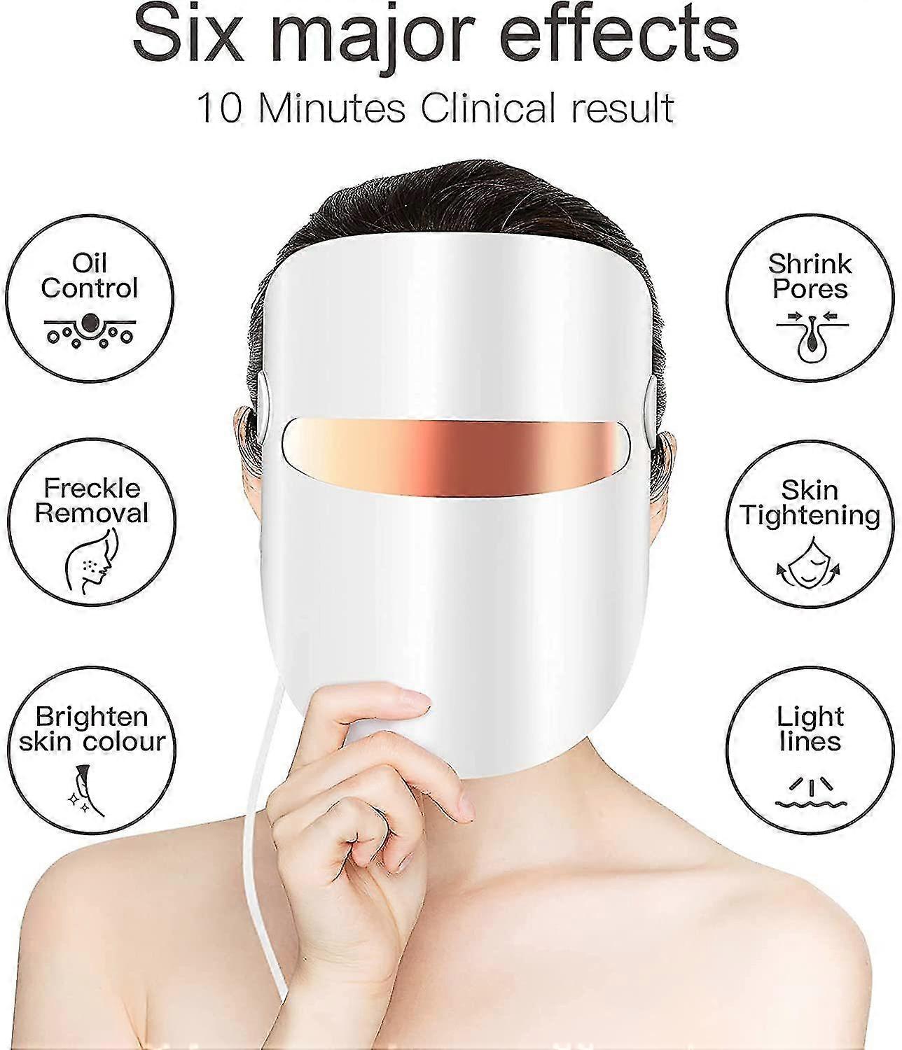 led photon mask-anti-aging firming mask(pink) | Fruugo UK