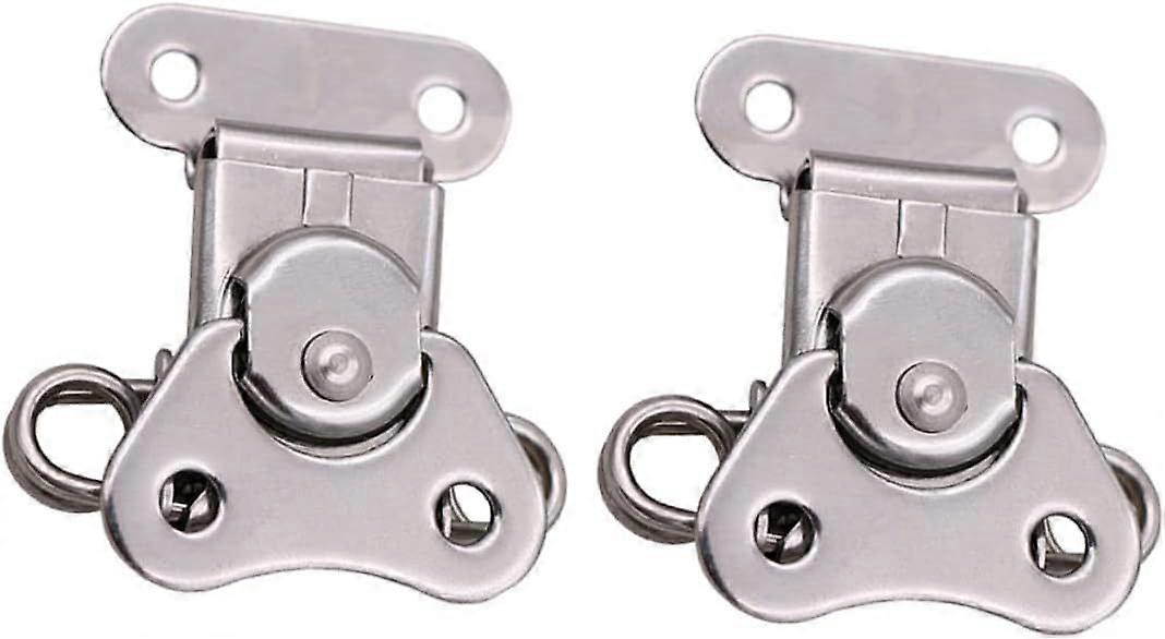 2pcs Butterfly Lock Drawer Clasp Latch Mount Lock Chest Closure ...