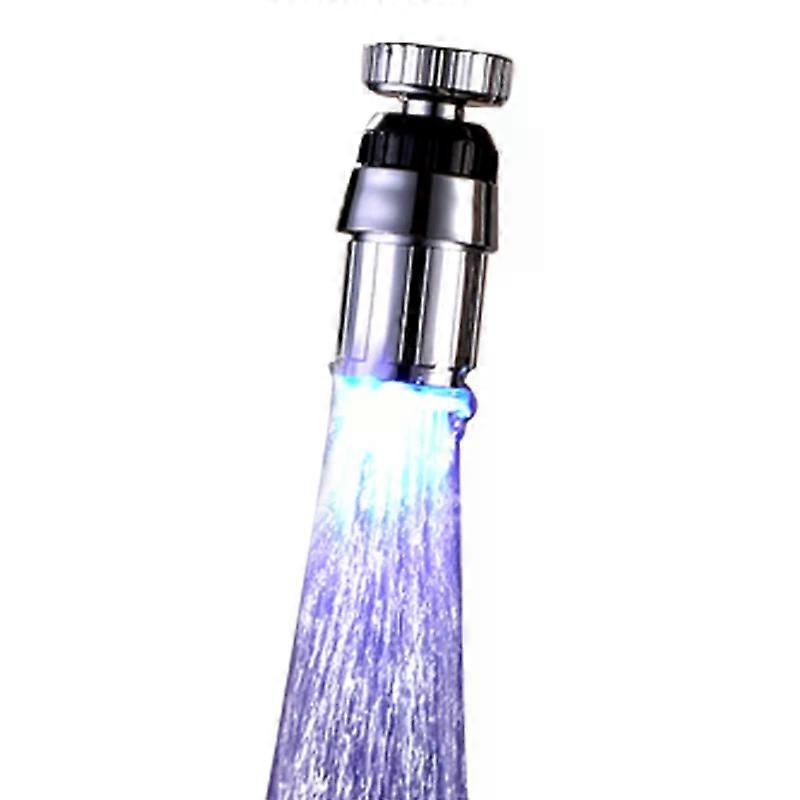 Rotatable LED Light Faucet Head Aerators Temperature Control 3 Colors ...