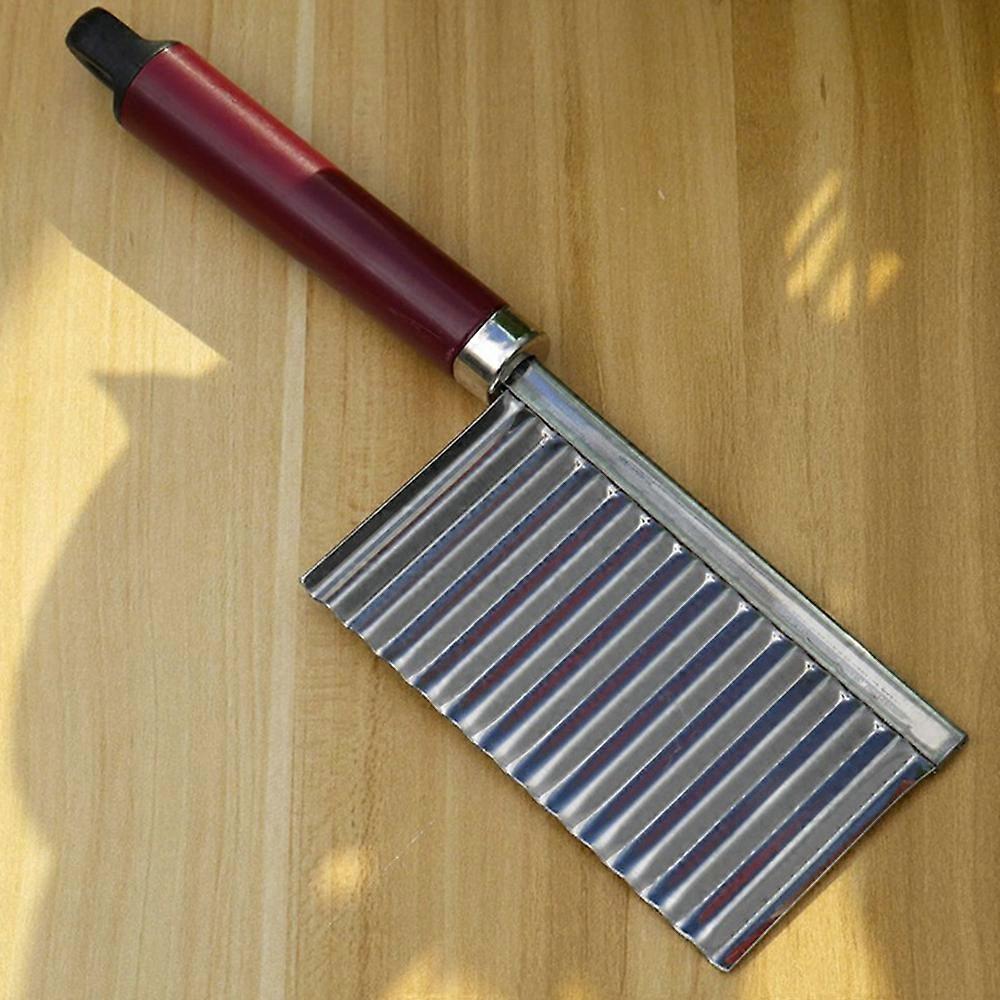 Potato Ripple Knife Crinkle Cutter Wavy Chopper French Fry Slicer ...
