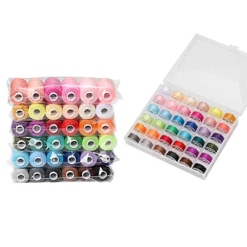 72pcs Sewing Thread Kit, 36 Colors Sewing Machine Threads, Prewound ...