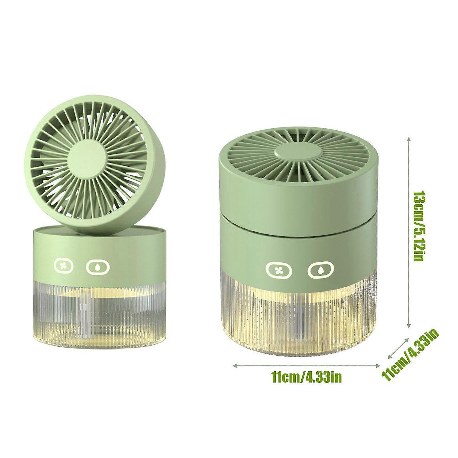 Promotion-USB Desktop Mini Fan Hydrating Spray Cold Air Fan Office ...