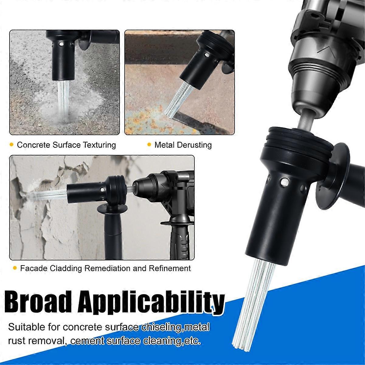 SDS Plus Electric Hammer Needle Scaler Adapter for Rust Removal ...